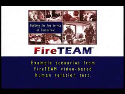 FireTEAM Human Relations Test Orientation