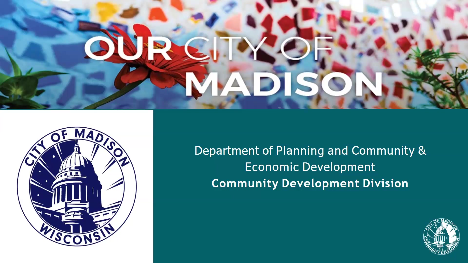 Community Development Division: Funding Process Overview