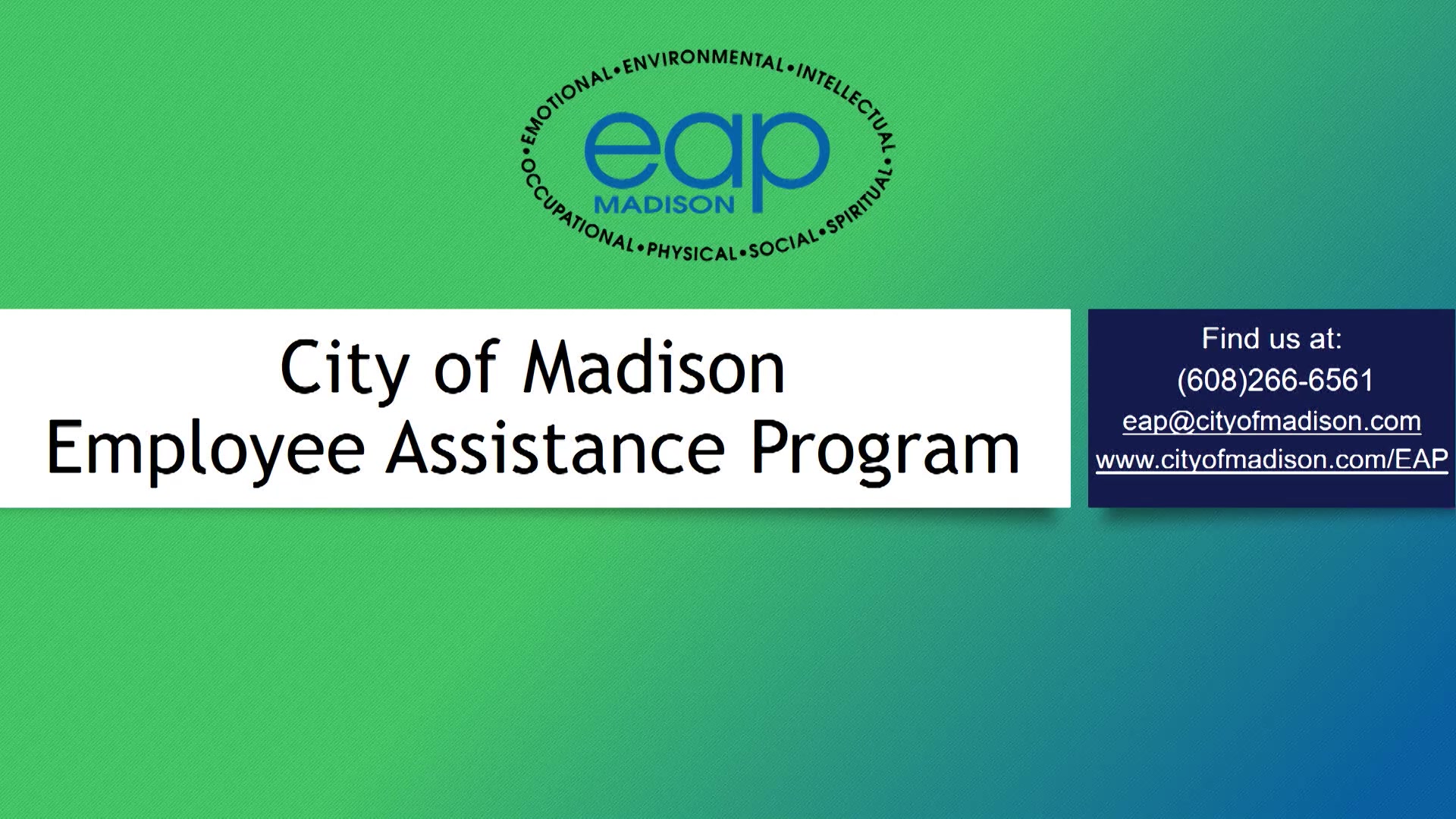 EAP Services Overview